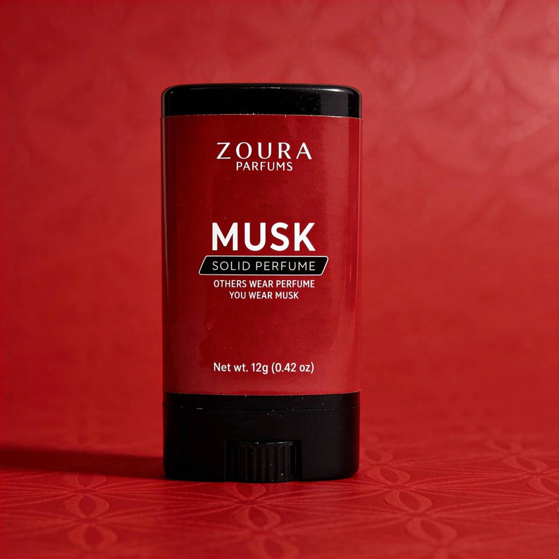 ZOURA Musk Solid Perfume Stick | Alcohol-Free & Long-Lasting