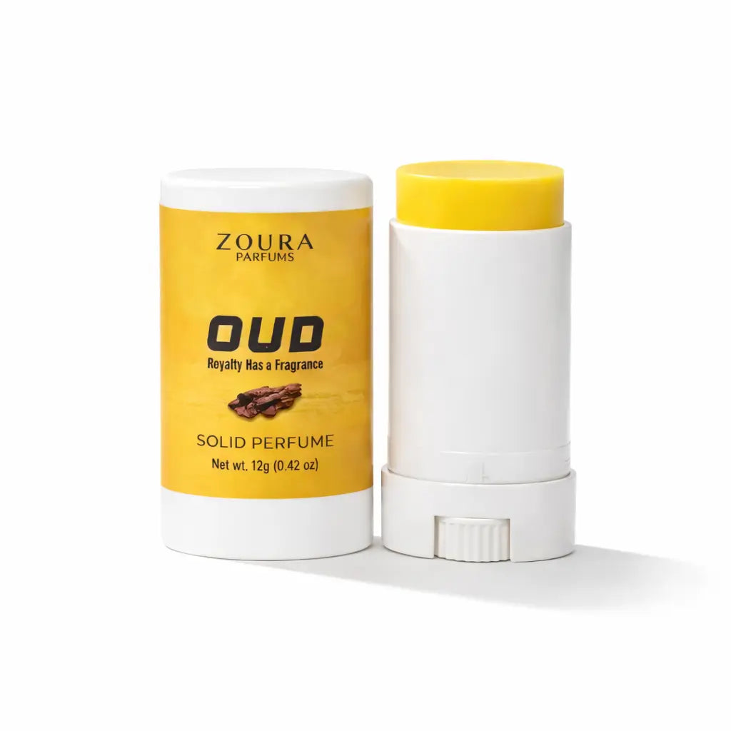 ZOURA Oud Solid Perfume Stick | Rich Alcohol-Free Fragrance